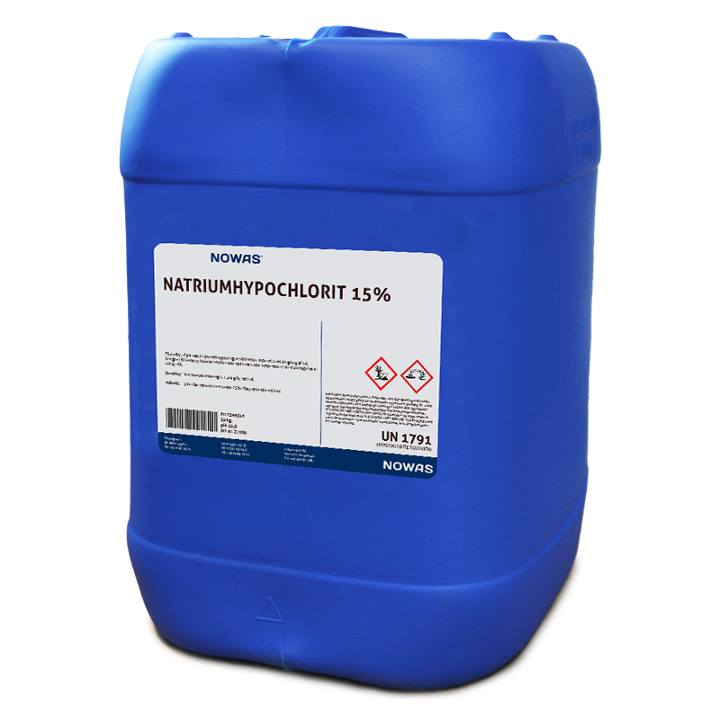 Natriumhypochlorit 15% 20 kg. - Desinfektion - NOWAS A/S