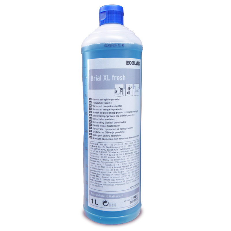 Ecolab Brial XL fresh 1 L. - Universalrengøring - NOWAS A/S