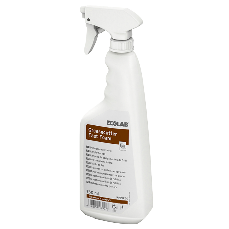Ecolab Greasecutter Fast Foam 750ml. spray - Køkkenrengøring - NOWAS A/S